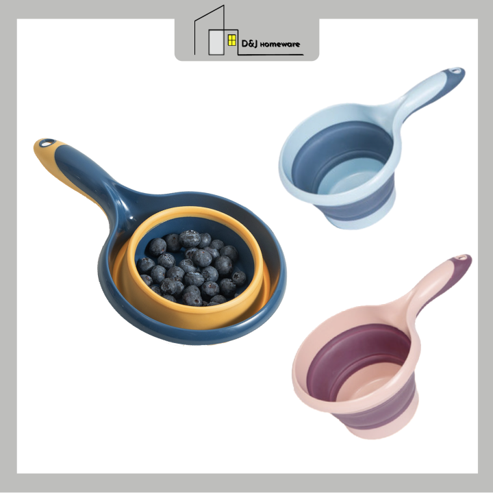 Foldable Water Ladle Water Dipper / Collapsible Silicone Water Scoop ...