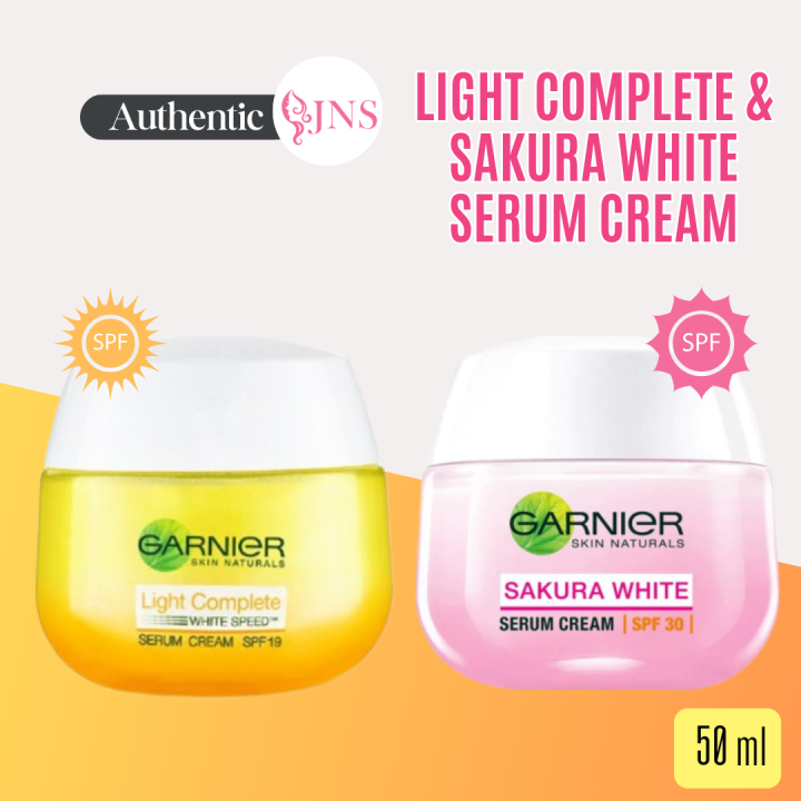 Garnier Light Complete White Speed Whitening Serum Cream & Garnier ...