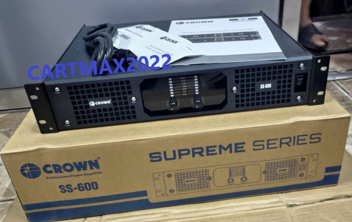 CROWN SS-600 Power Amplifier 600W | Lazada PH