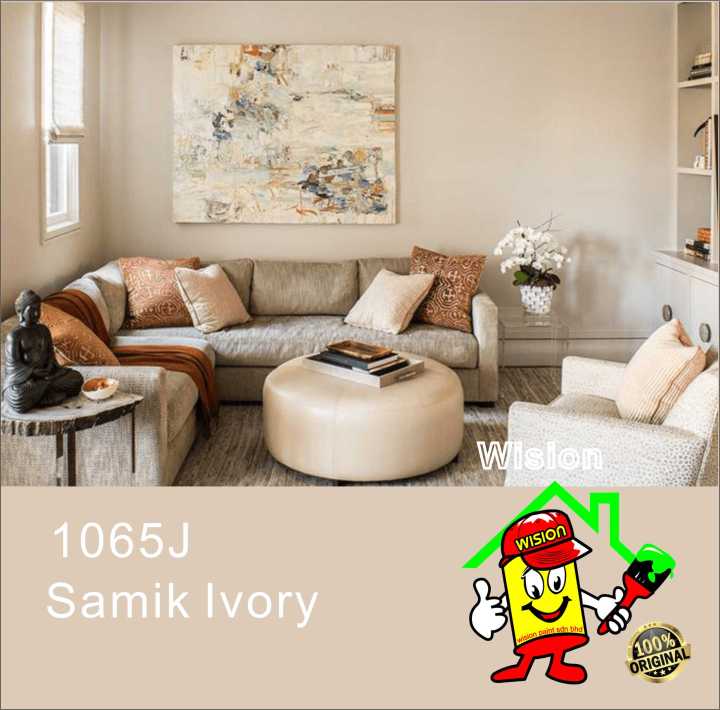 1065J SAMIK IVORY ( 7L ) ZINXER COLOUR GO - Matt Finished Interior ...