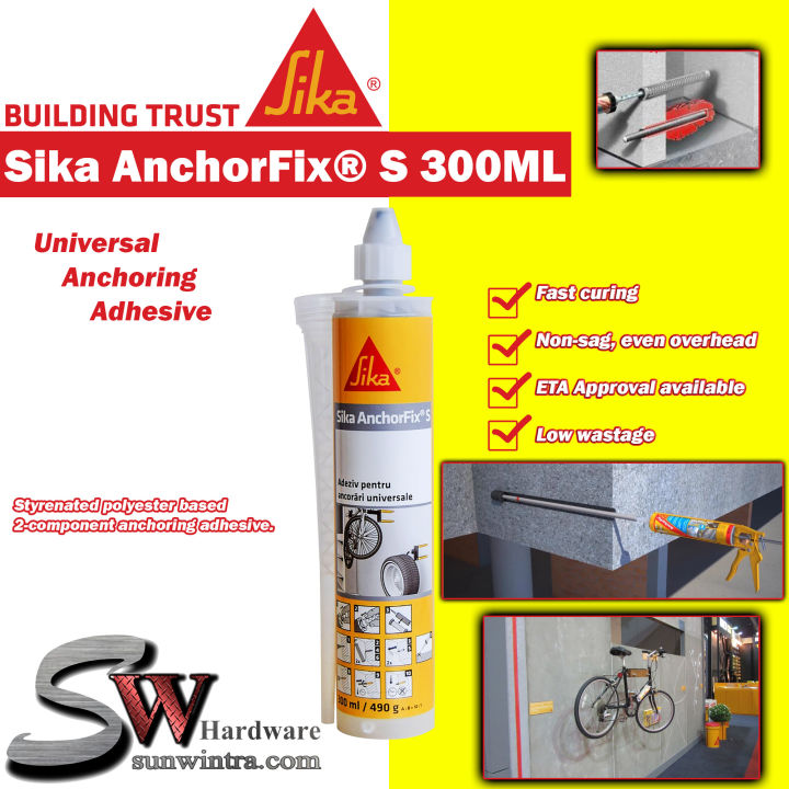 Sika AnchorFix-S Fast Curing Anchoring Adhesive 300ML Anchor Fix | Lazada