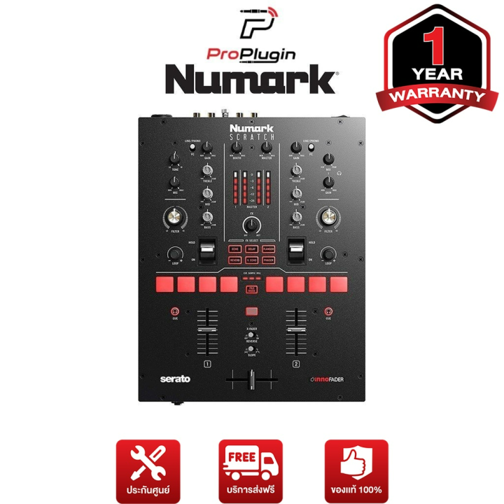 Numark Scratch DJ scratch mixer for Serato DJ Pro with DVS License (ProPlugin) | Lazada.co.th