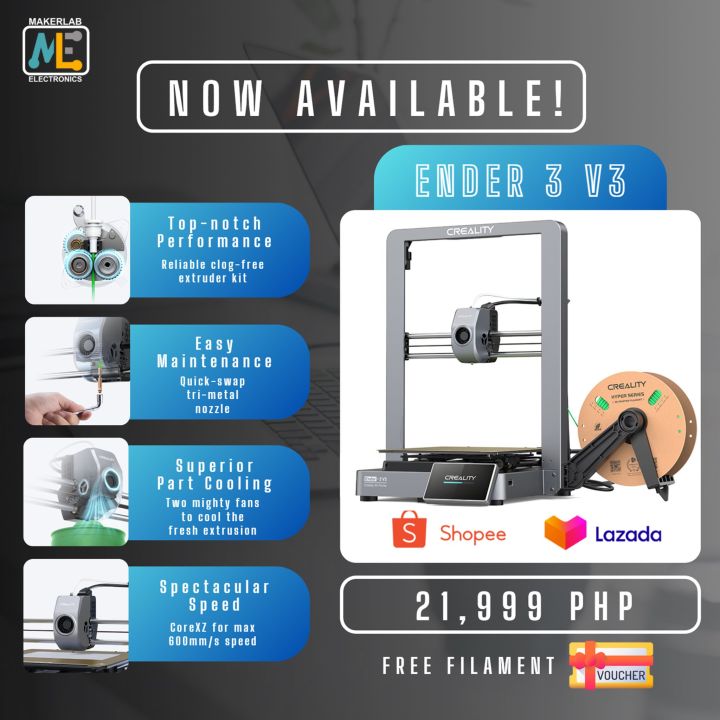 Creality Ender 3 V3 CoreXZ FDM 3D Printer 600mm/s* Max printing speed ...
