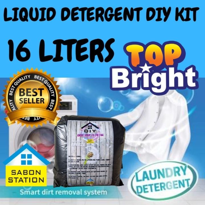 Top Bright Liquid Detergent D.I.Y 16L Kit | Lazada PH