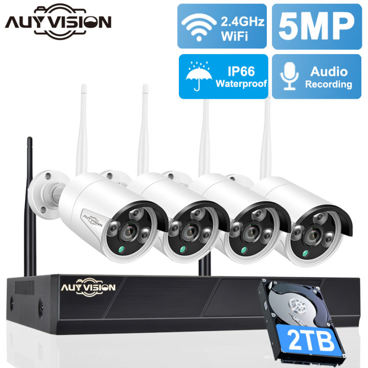 Plug & Play Wireless WiFi CCTV Camera System 3MP H.265 8Channel CCTV ...