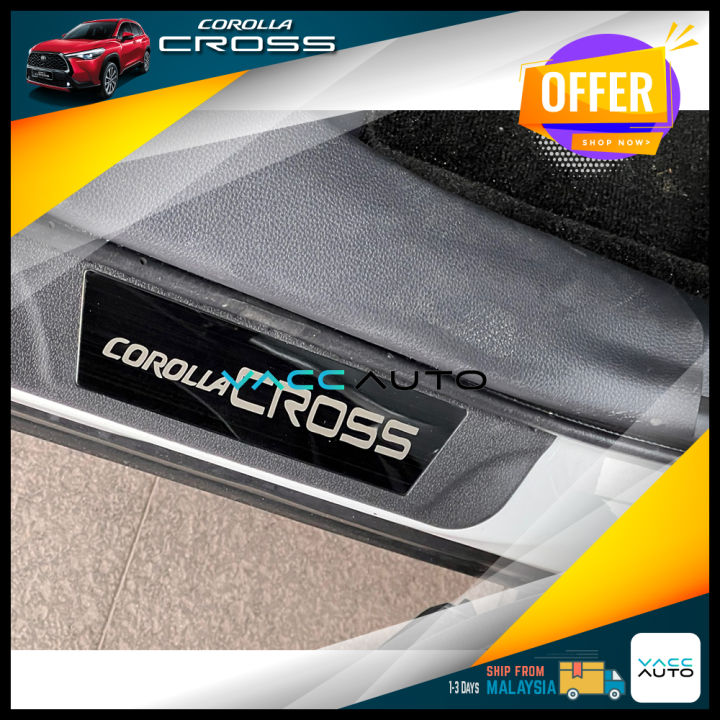 Toyota Corolla Cross (2021-2024) OEM Door Step / Scuff Plate Guard ...