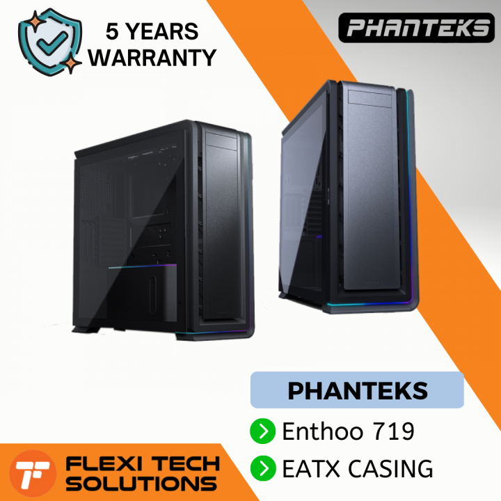 Flexi Tech PHANTEKS Enthoo 719 Full Tower Case TG Windows DRGB PC ...