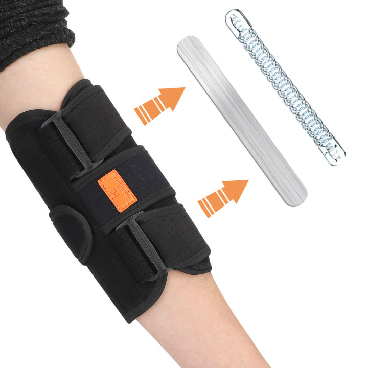 Agdoad Elbow Support Strap Upper Arm Hand Brace Splint Elbow Guard with ...