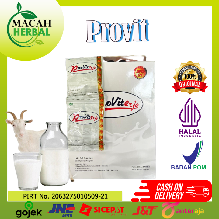 MACAH HERBAL - TERMURAH SUSU KAMBING ETAWA PROVIT PLUS ROYAL JELLY 1 ...