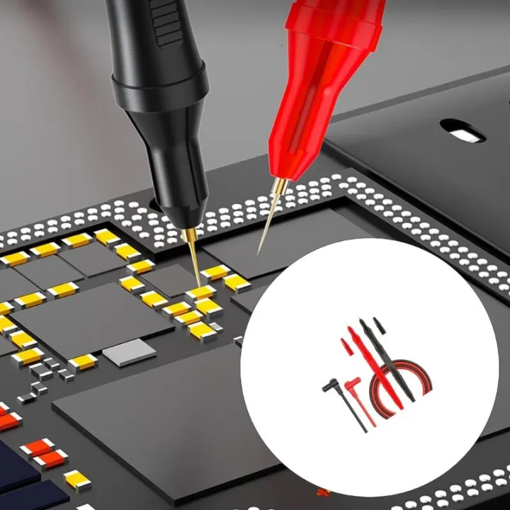 Flexible Spring Operated Multimeter Probes with 20A Current Rating ...