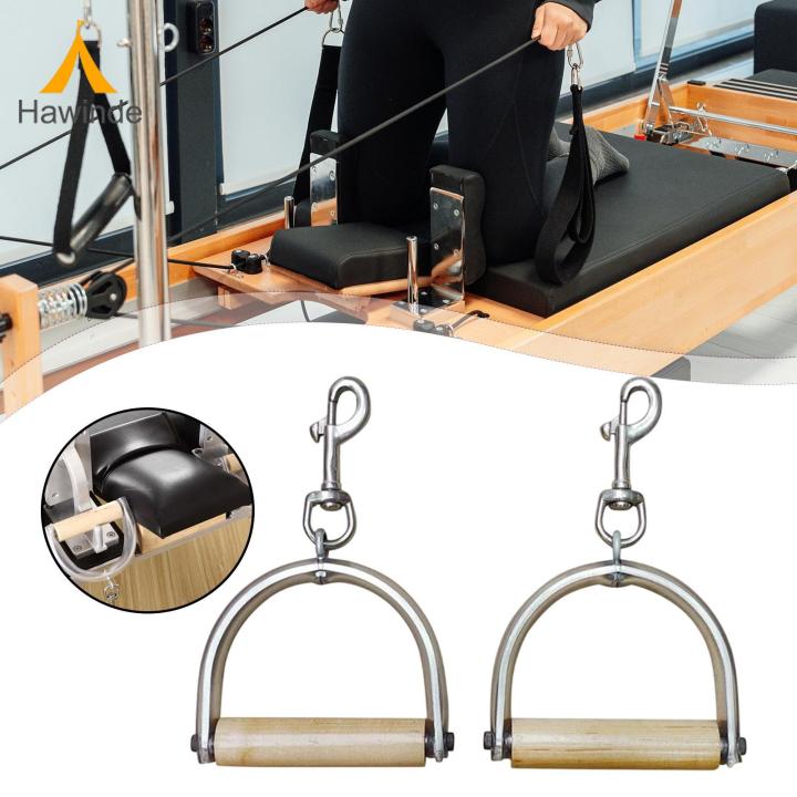 Hawinde 2x Cable Machine Handles Gym Grip Attachments Full Body Workout ...