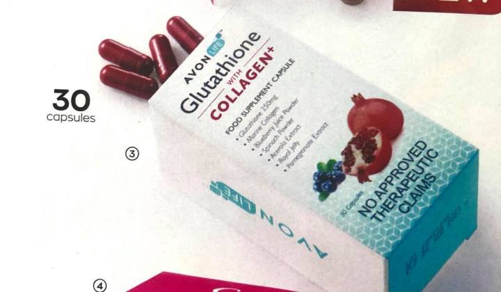 Avon Life GLUTATHIONE With COLLAGEN 30 Capsule | Lazada PH
