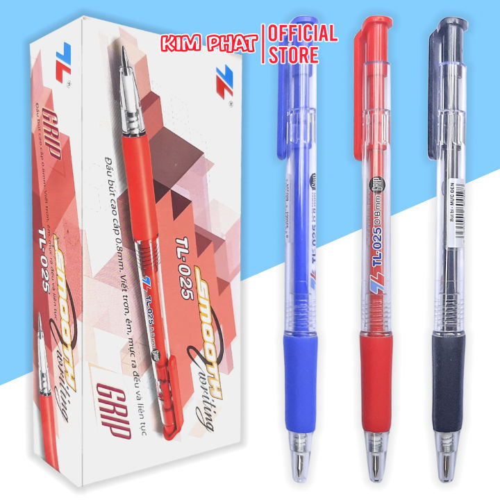 Bút bi Thiên Long TL 025 đầu bi 0.8mm Smooth Writing Và Ngòi thay thế BPR-05 | Lazada.vn