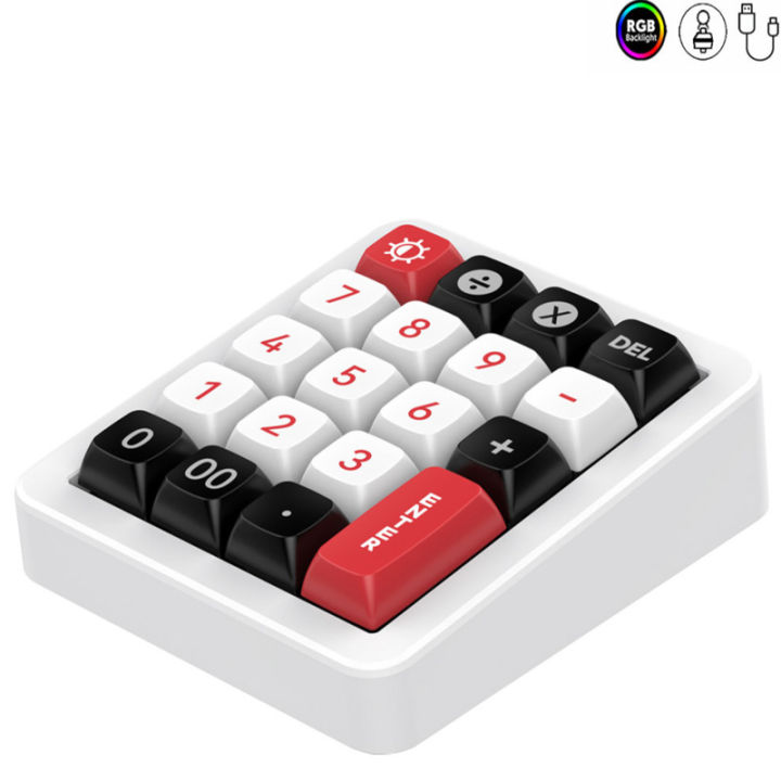 Aluminum Wired Gaming Keyboard Mechanical Numeric Keyboard Full Hot ...