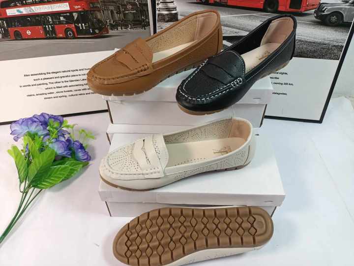 Ready Stock Kasut Kiri Kanan Ladies Loafers | Lazada