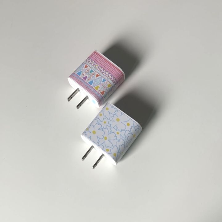 sticker charger for iphone สติ้กเกอร์แปะหัวชาต | Lazada.co.th