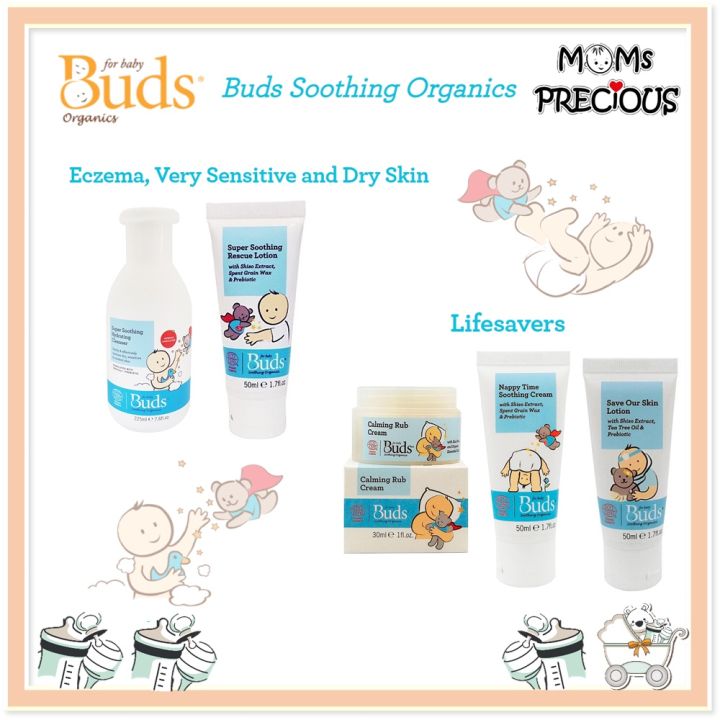 Buds Soothing Organics: Super Soothing Hydrating Cleanser/ Rescue ...