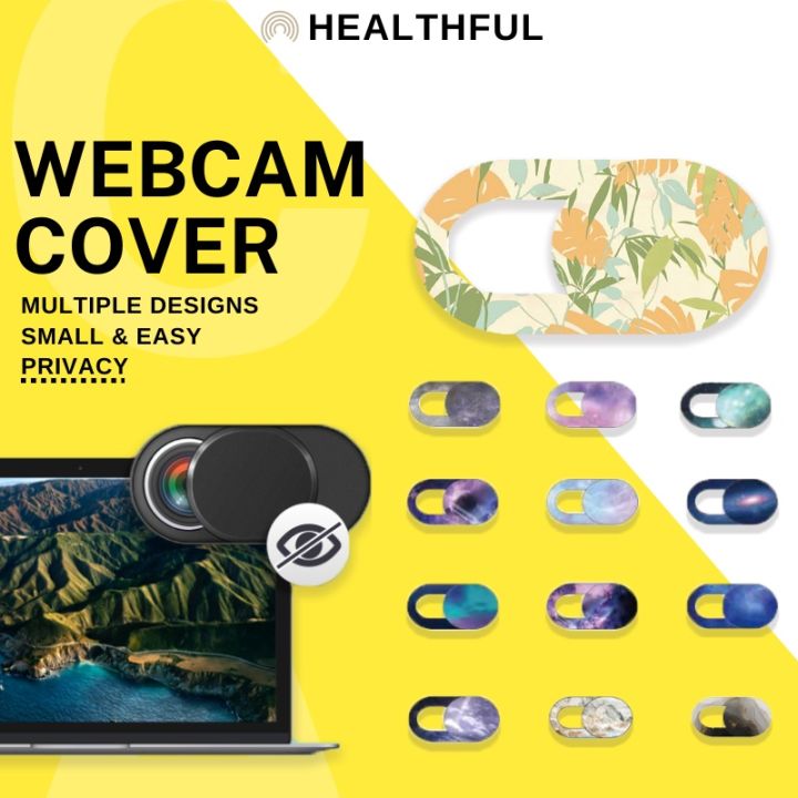 HEALTHFUL Universal Antispy Webcam Camera Cover Privacy Sticker for ...