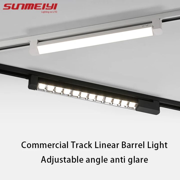 Modern LED Long Track Lights AC220V Surface Mounted Aluminum Rail ...