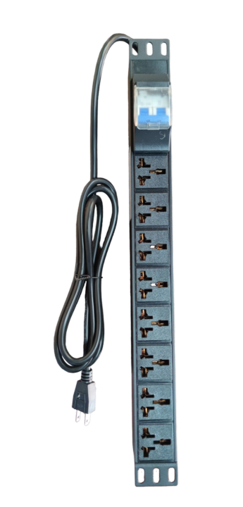 8 Gang Power Distribution Unit for Data Cabinet Universal Outlet 32A ...