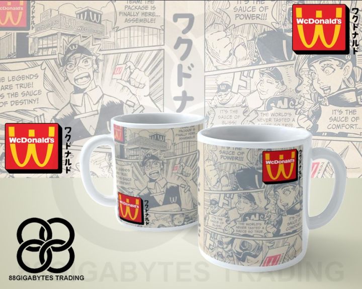 Mcdonalds Wcdo Anime Coffee Mugs | Lazada PH