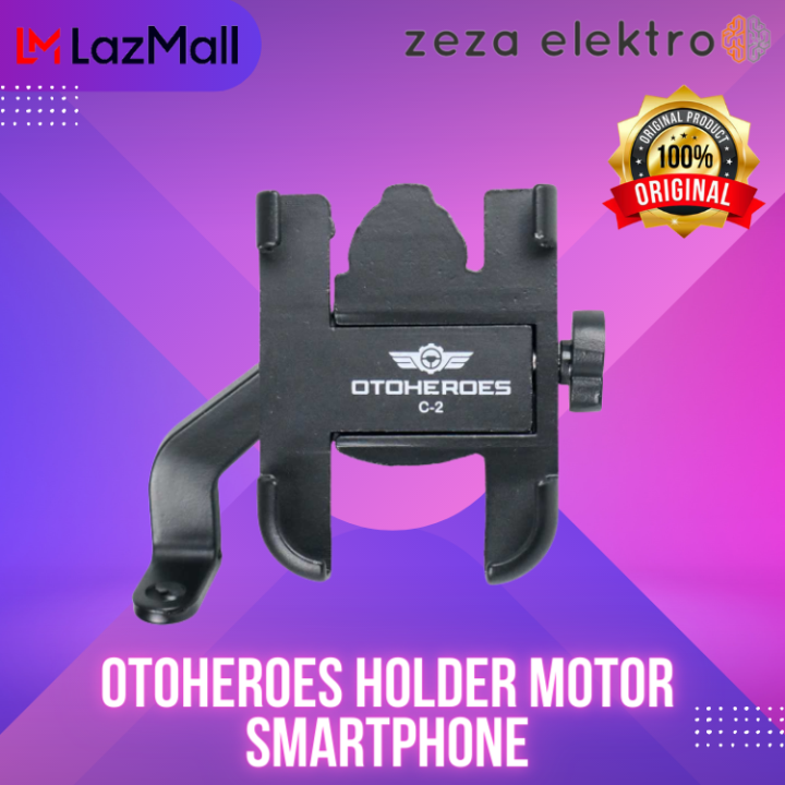 OTOHEROES Holder Motor Smartphone Full Metal Body stand holder hp ...