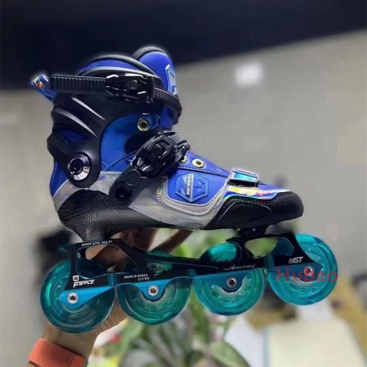 Carbon Fiber Inline Skates Children Teenager Rockered Skates Roller ...