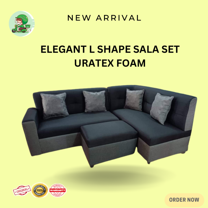 JLC Elegant Sala set L shape Uratex foam | Lazada PH