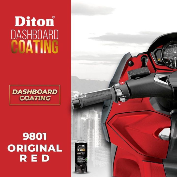 DITON PREMIUM DASHBOARD COATING ORIGINAL RED DC9801 400ML | Lazada