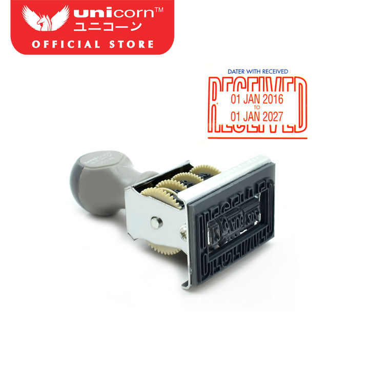 Unicorn Stationery Die Plate Dater Stamp UDS- 3 / UDS- 4 / UDS- 4P ...