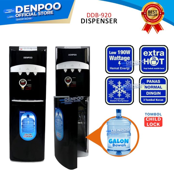 Denpoo Dispenser Galon Bawah DDB-29 Non Kompressor | Lazada Indonesia