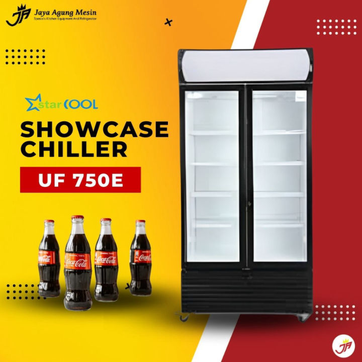 STARCOOL UF-750E Double Door Showcase Cooler Lemari Pendingin NEW | Lazada Indonesia