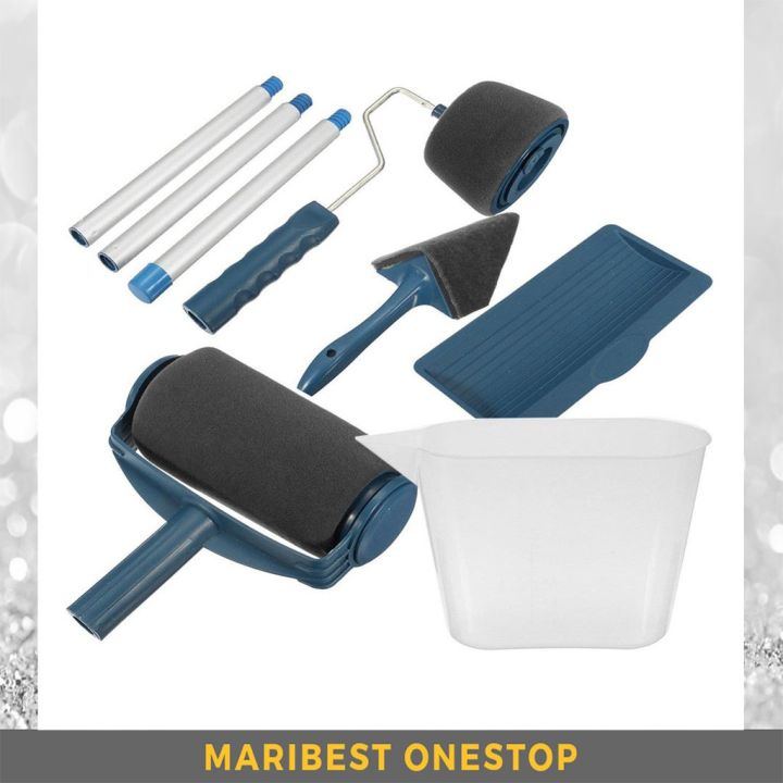 Smart Paint Roller Brush Set Diy Wall Paint Brush Roller Kit Alat ...