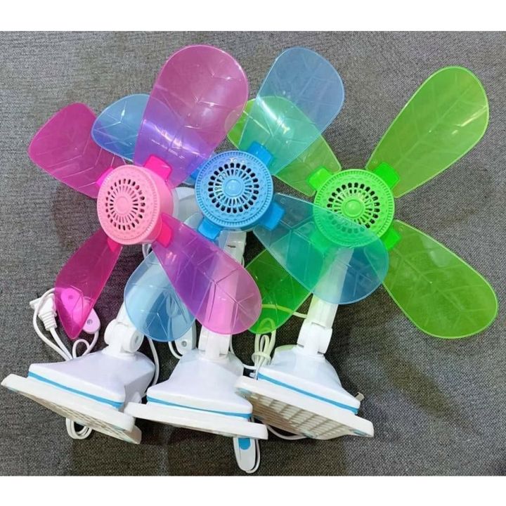 ZH 4 Blades Clip fan Mini Fan Home Electricfan Portable Desk/table fan ...