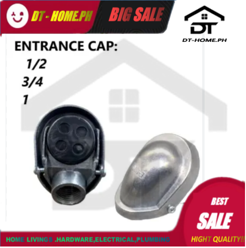 Conduit Entrance Cap Electrical 1/2'' , 3/4'' , 1'' | Lazada PH