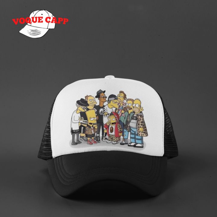 Hats the Simpson trucker hat cap adjustable freesize r design | Lazada PH