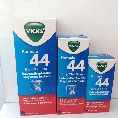 VICKS SYRUP / OBAT BATUK VICKS / PEREDA TENGGOROKAN / COCOK UNTUK BATUK ...