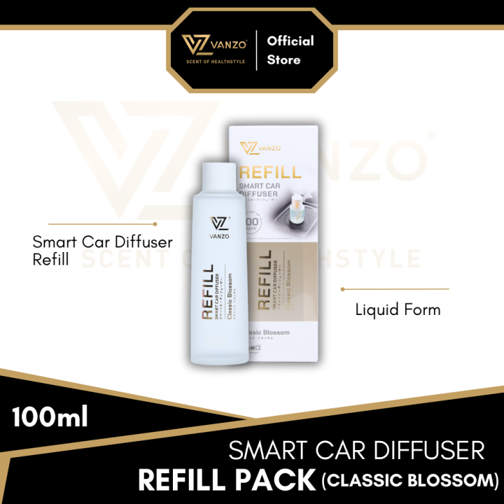 VANZO Smart Car Diffuser Refill Pack (Classic Blossom) 100ml | Lazada