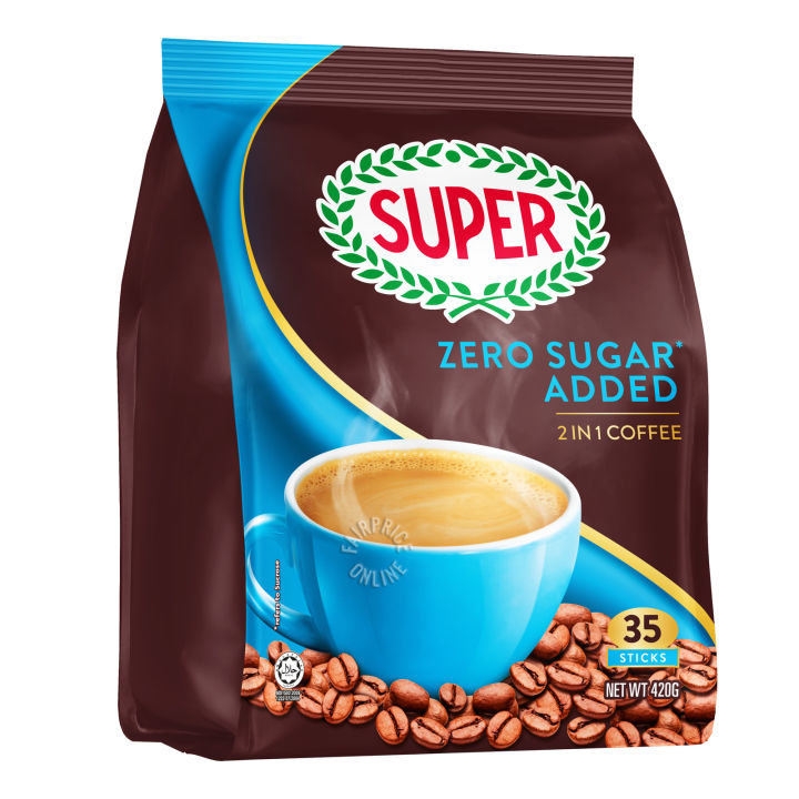 SUPER Original Zero Sugar Added 2in1 Instant Coffee – 35 sachets ...