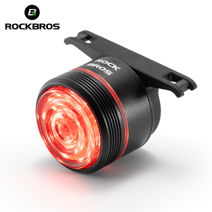 ROCKBROS Touch Smart Brake Taillight Type C Rechargeable Brake Sensor ...