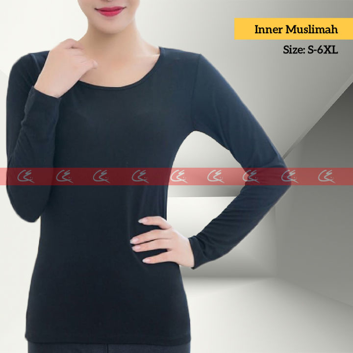 Muslimah Long Sleeve Inner/Inner Baju Lengan Panjang | Lazada
