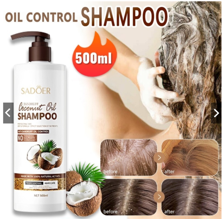 SADOER DANDRUFF COCONUT OIL SHAMPOO 500ML | Lazada PH