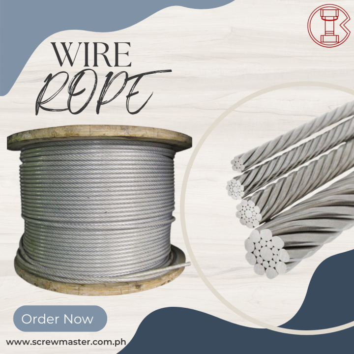 GI/GALVANIZED WIRE ROPE (PER METER) | Lazada PH