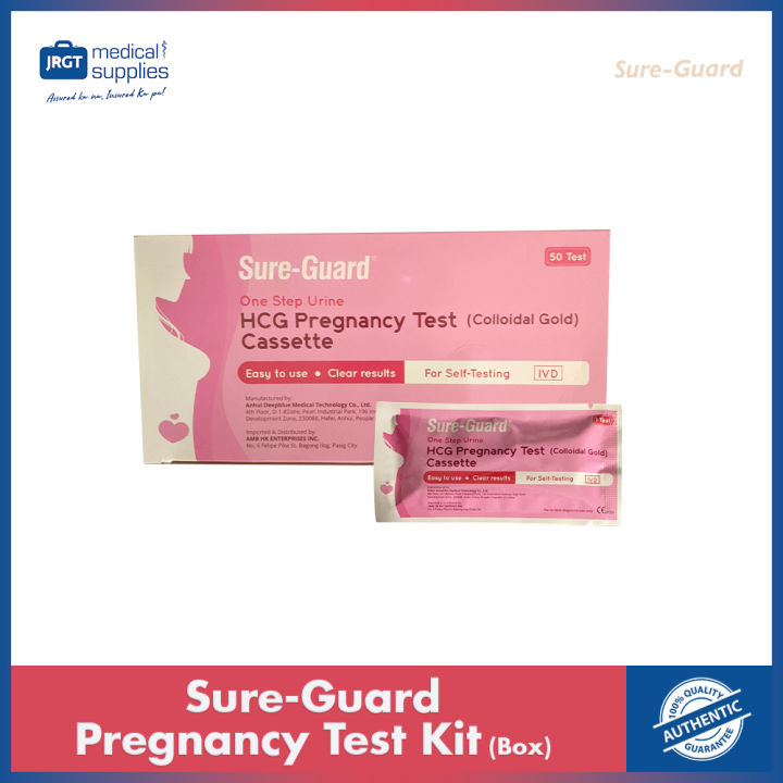 Sure-Guard Pregnancy Test Kit - Cassette Type for Accurate and Early ...