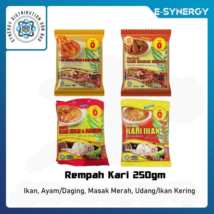 (READY STOCK) REMPAH KARI CAP O 250GRAM | Lazada