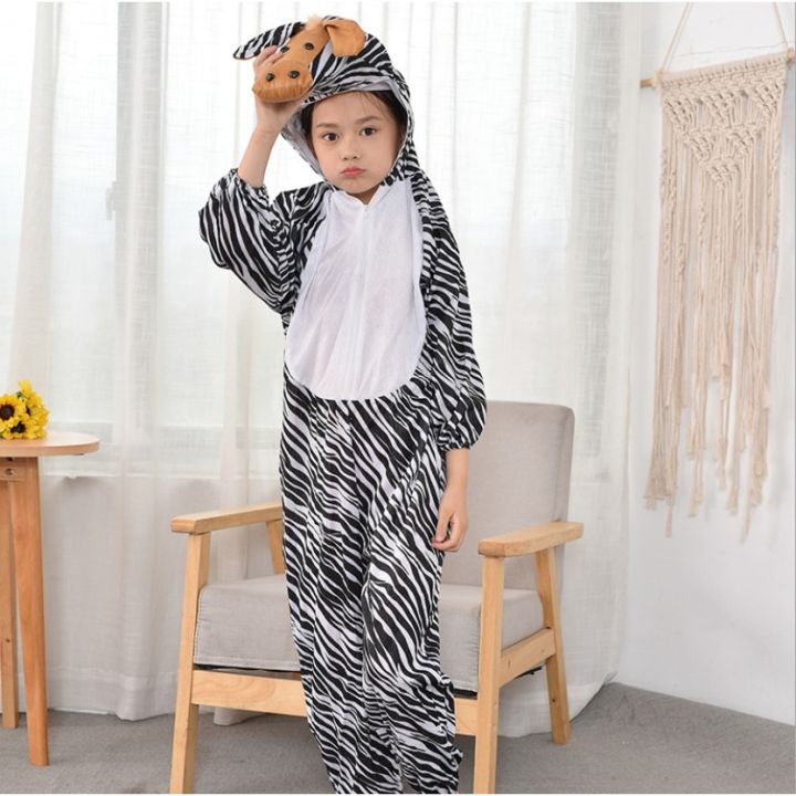 (CÓ SẴN) Bộ Đồ Hoá Trang Con Ngựa Vằn Cho Trẻ Em và Người Lớn, Trang ...