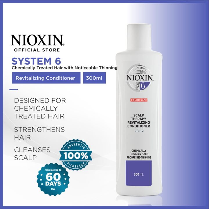 NIOXIN [System 6] Conditioner for Permed Straightened or Bleached Hair ...