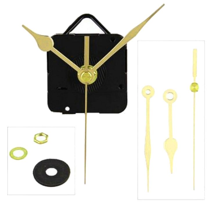 Gold Clock Replacement DIY Quartz Movement Mechanism Hands Clock ...