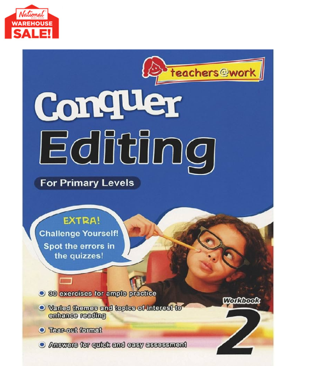 CONQUER EDITING FOR PRIMARY LEVELS WORKBOOK | Lazada PH