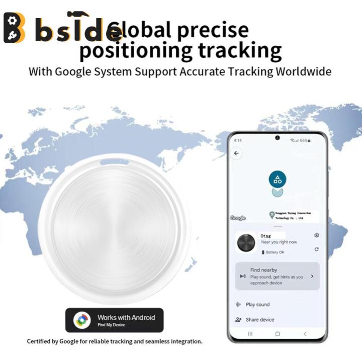 [Bside Tool Store] Android GPS Tracker for Keys and Items Compact ...